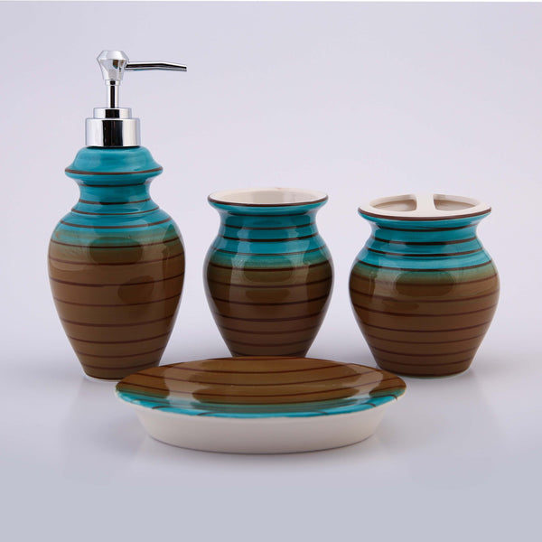 Ceramic Bath Set 4 Piece, Code (BTS-361) – One Street Shop