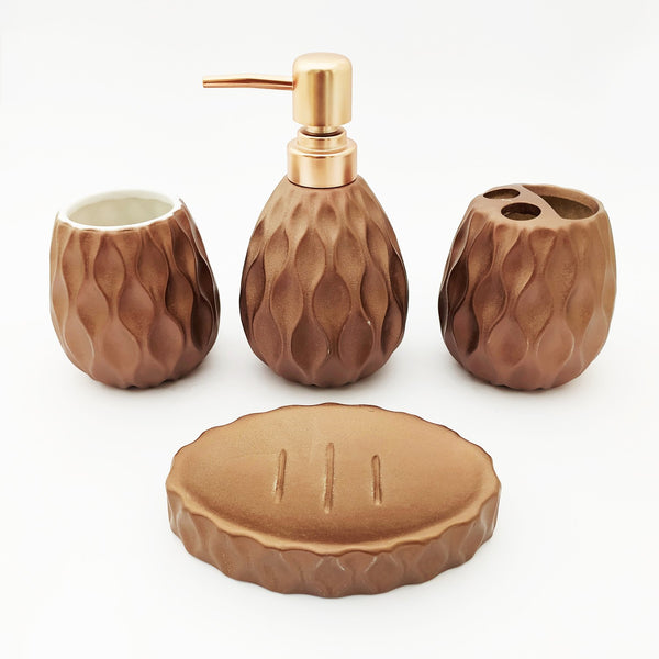 Ceramic Bath Set 4 Piece, Code (BTS-355) – One Street Shop